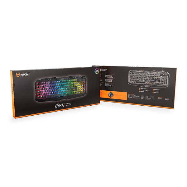 Gaming Keyboard Krom Kyra RGB USB Black | iheartgamezmax